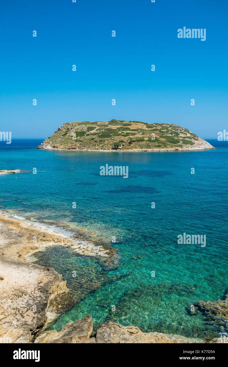 Greece, Eastern Crete, Lassithi district, Mirabello bay, Mochlos ...