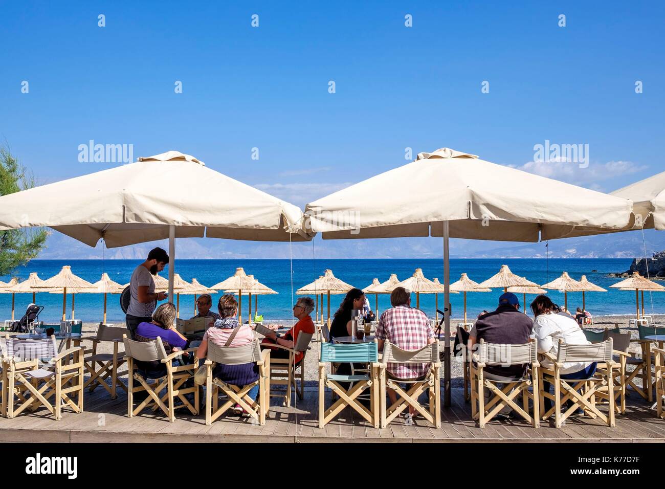 Kitroplatia beach agios nikolaos crete hi-res stock photography and ...
