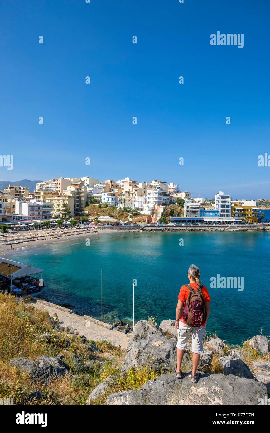 Greece, Eastern Crete, Lassithi district, Agios Nikolaos, Kitroplatia ...