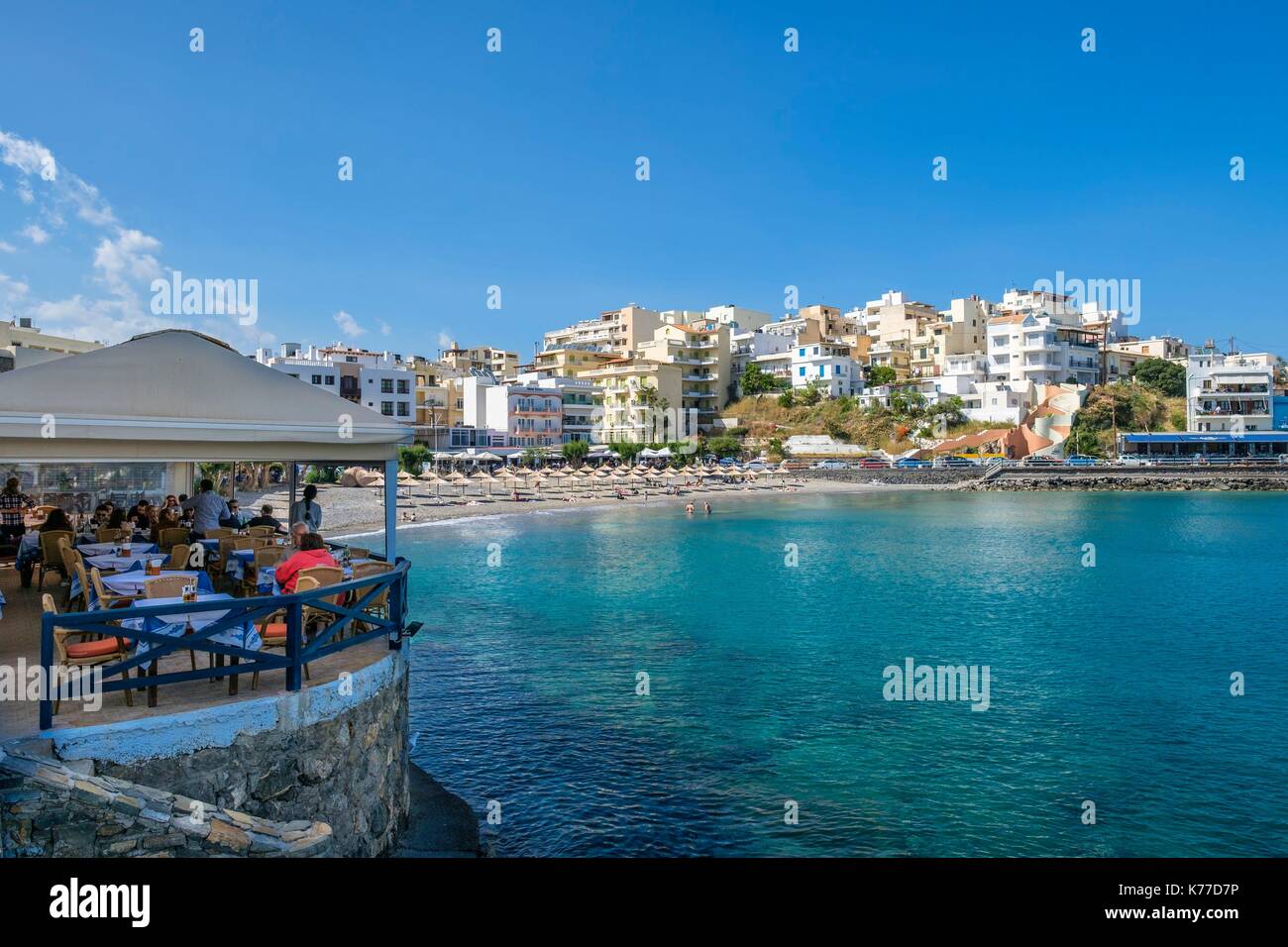 Greece, Eastern Crete, Lassithi district, Agios Nikolaos, Kitroplatia ...