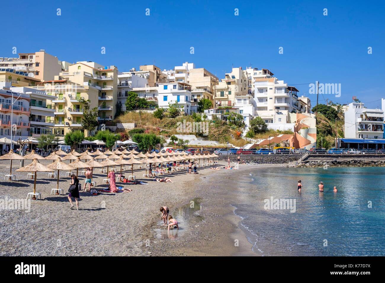 Greece, Eastern Crete, Lassithi district, Agios Nikolaos, Kitroplatia ...