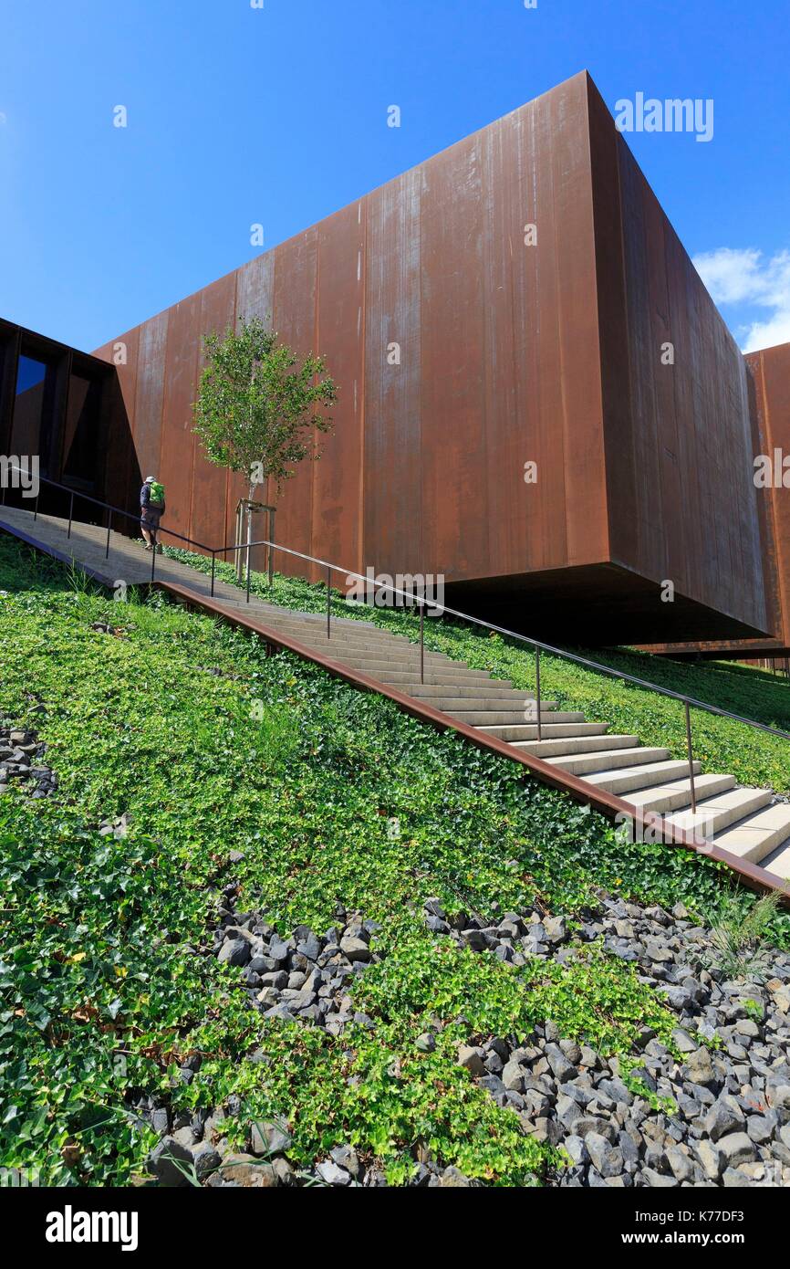 France, Aveyron, Rodez, museum Soulages, designed and designed by the ...