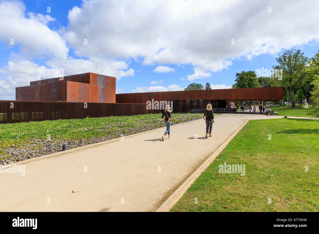 France, Aveyron, Rodez, museum Soulages, designed and designed by the ...