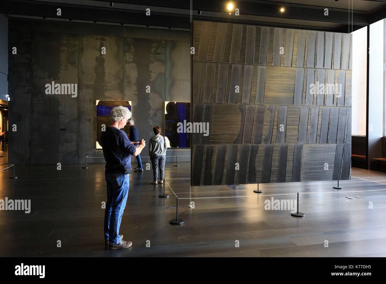 France, Aveyron, Rodez, museum Soulages, designed and designed by the ...