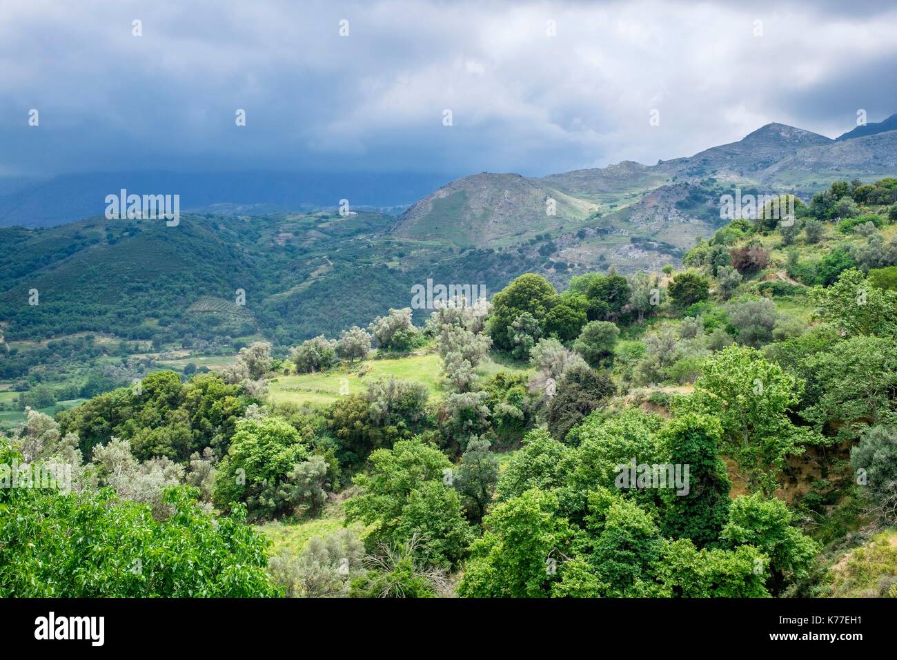 Greece, Crete, Rethymnon district, Amari valley Stock Photo - Alamy