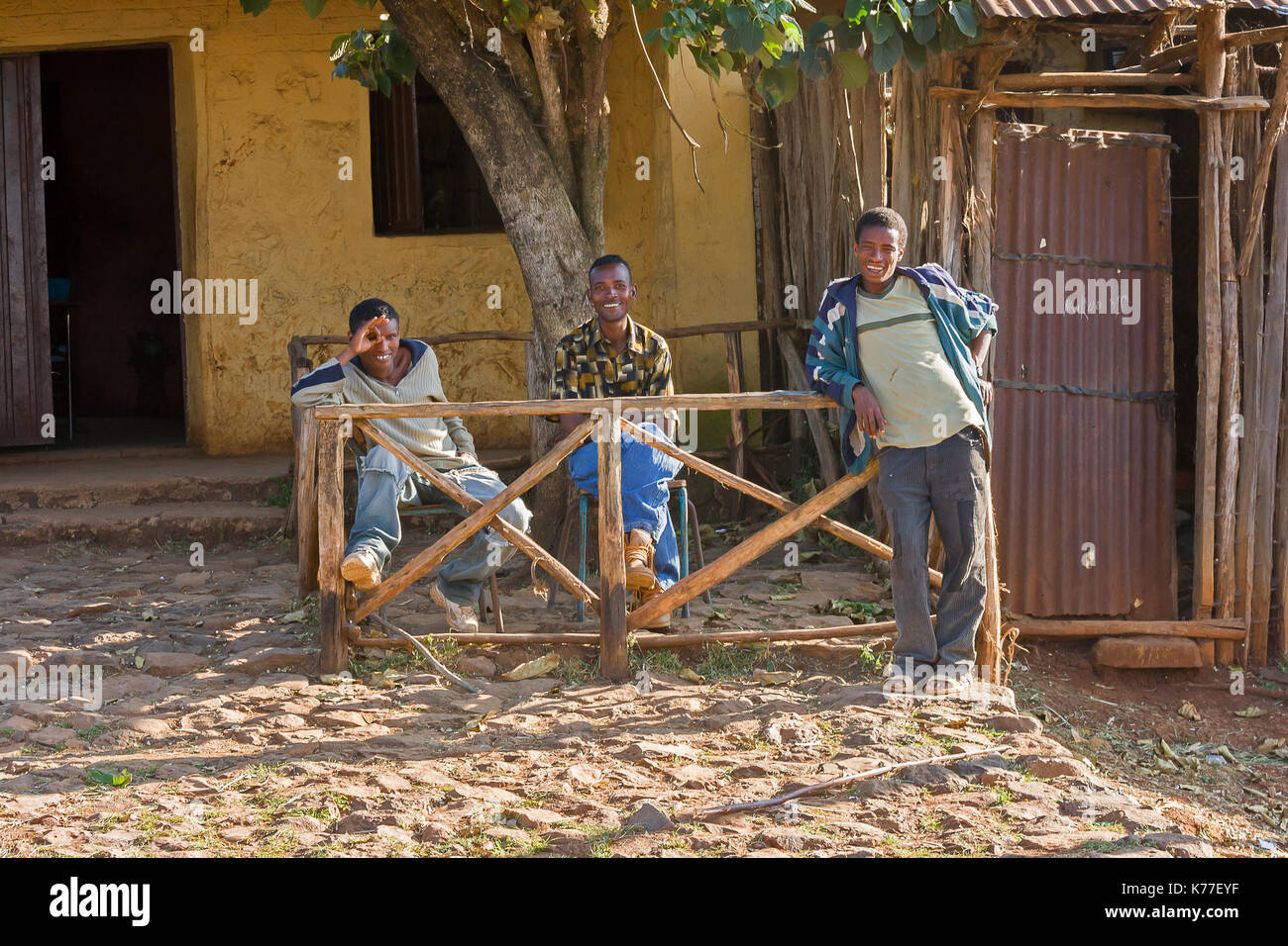 Addis-Goha Tsion Road, Ethiopia Stock Photo - Alamy