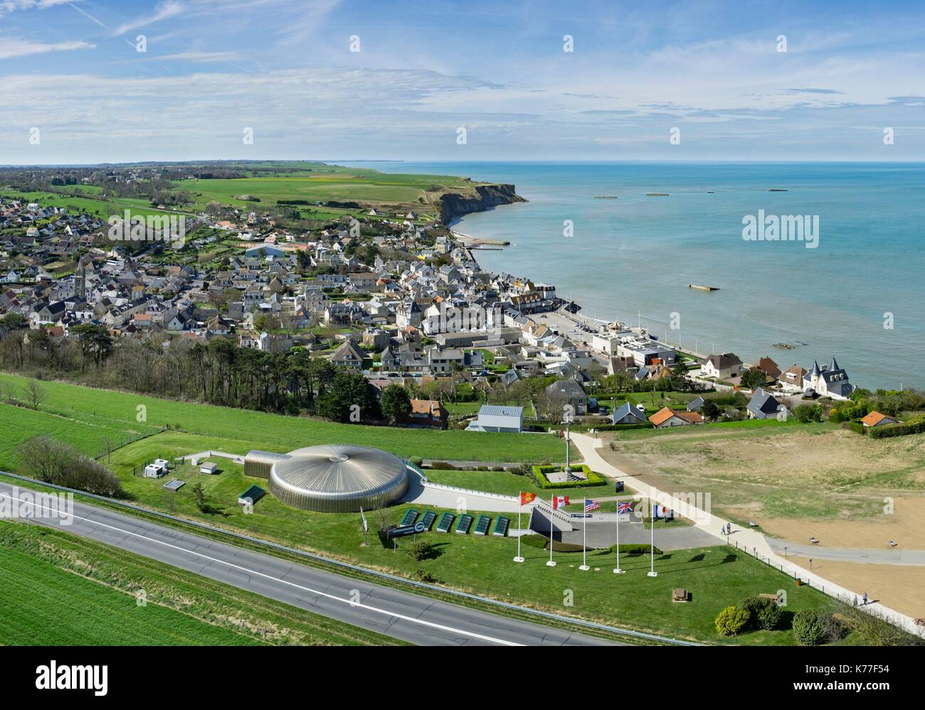 France, Calvados, Arromanches les Bains, Arromanches 360, circular ...