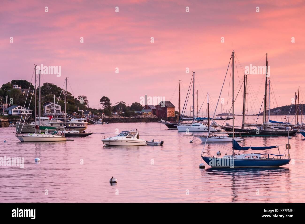 United States, Massachusetts, Cape Ann, Gloucester, Gloucester Harbor ...