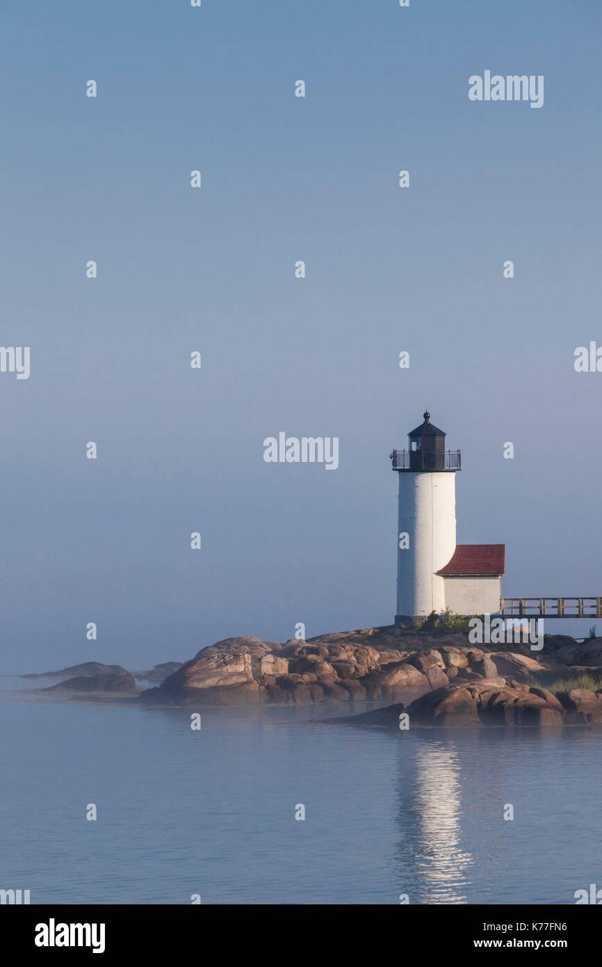 United States, Massachusetts, Cape Ann, Annisquam, Annisquam Lighthouse ...