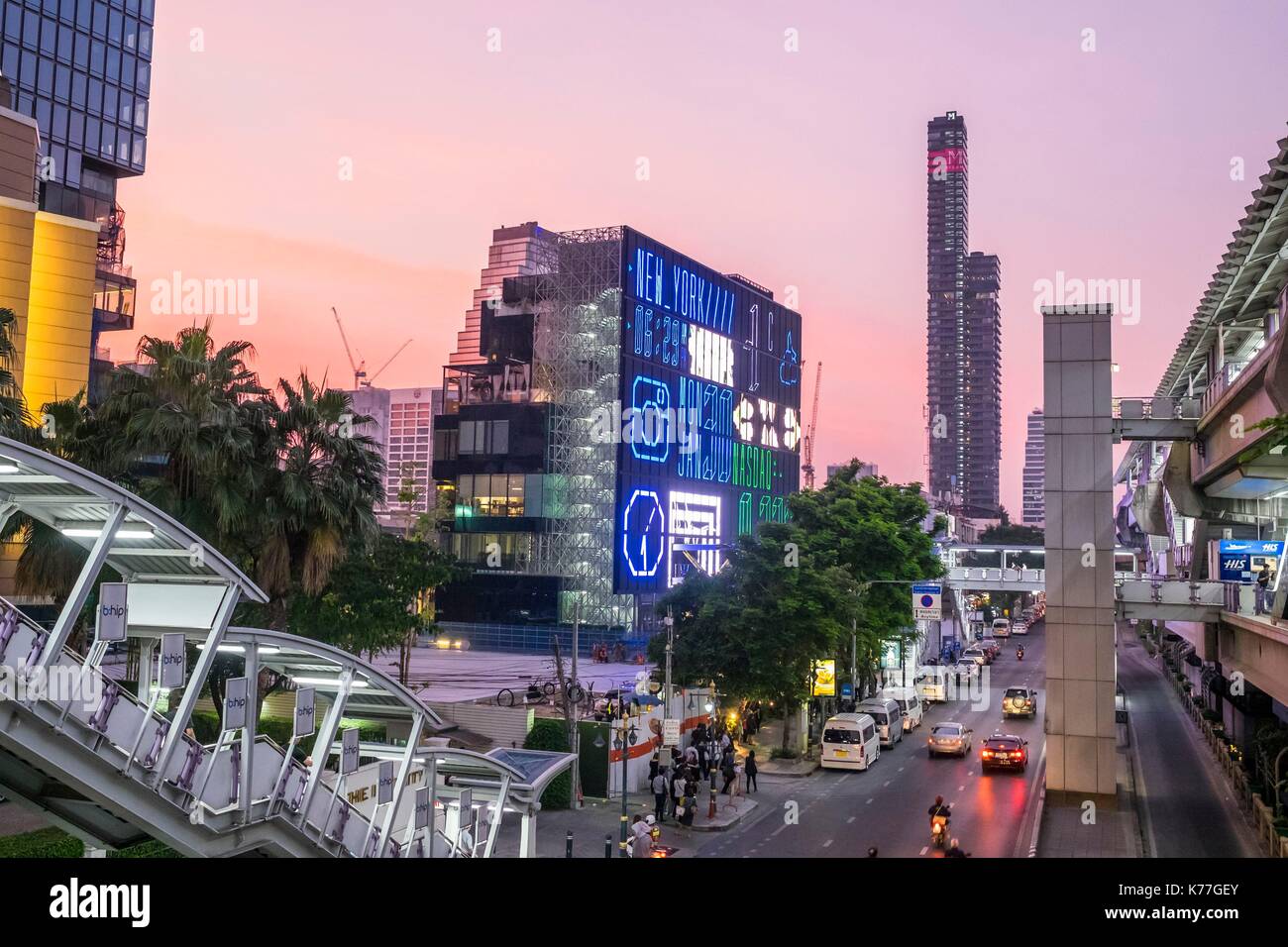 Thailand, Bangkok, Bang Rak district Stock Photo - Alamy