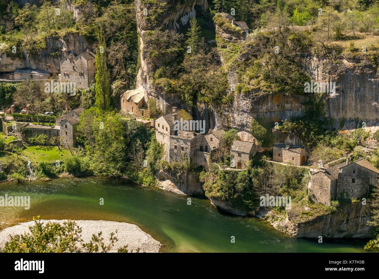 Village castelbouc in du cevennes tarn hi-res stock photography and ...