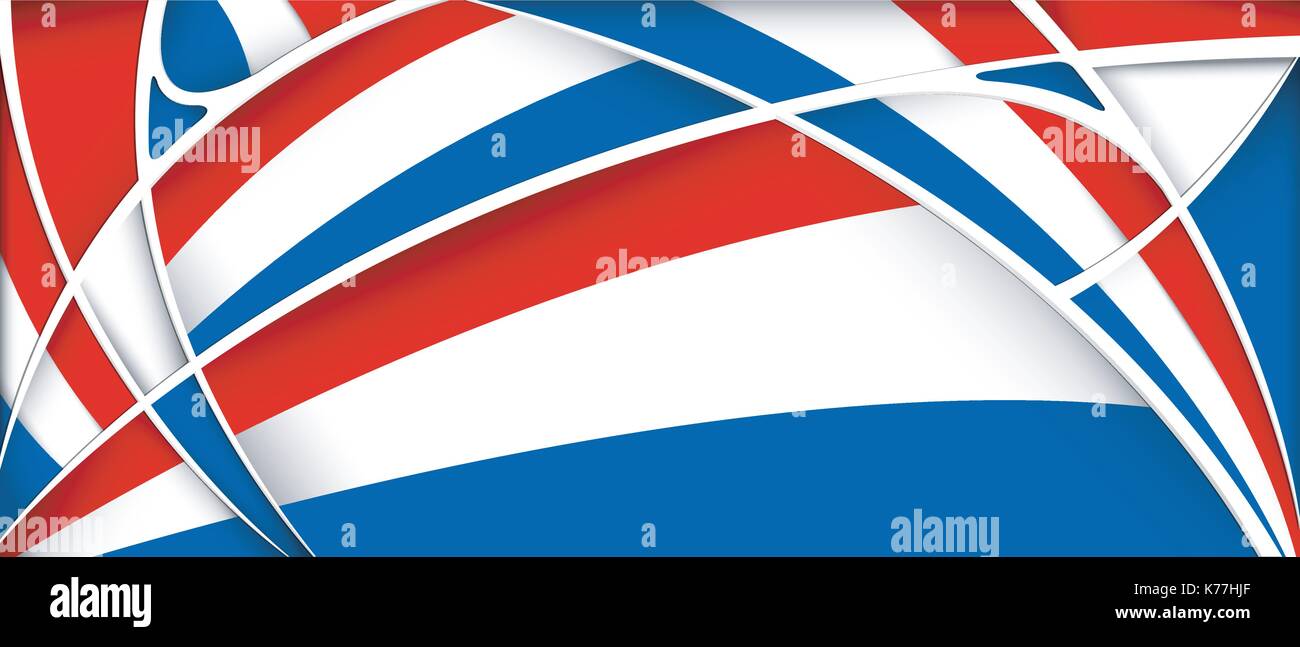 Abstract geometric background with colors of Netherlands flag - Vector ...