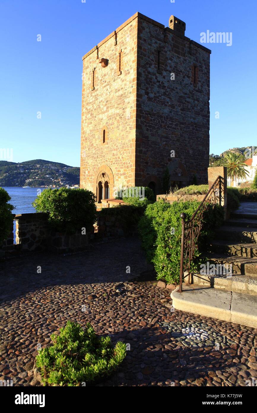 France, Alpes Maritimes, Mandelieu la Napoule, The Castle of La Napoule ...