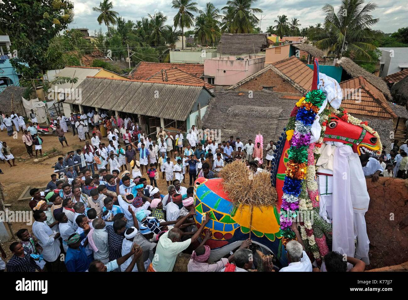 Hindu temple chettinad india hi-res stock photography and images - Alamy