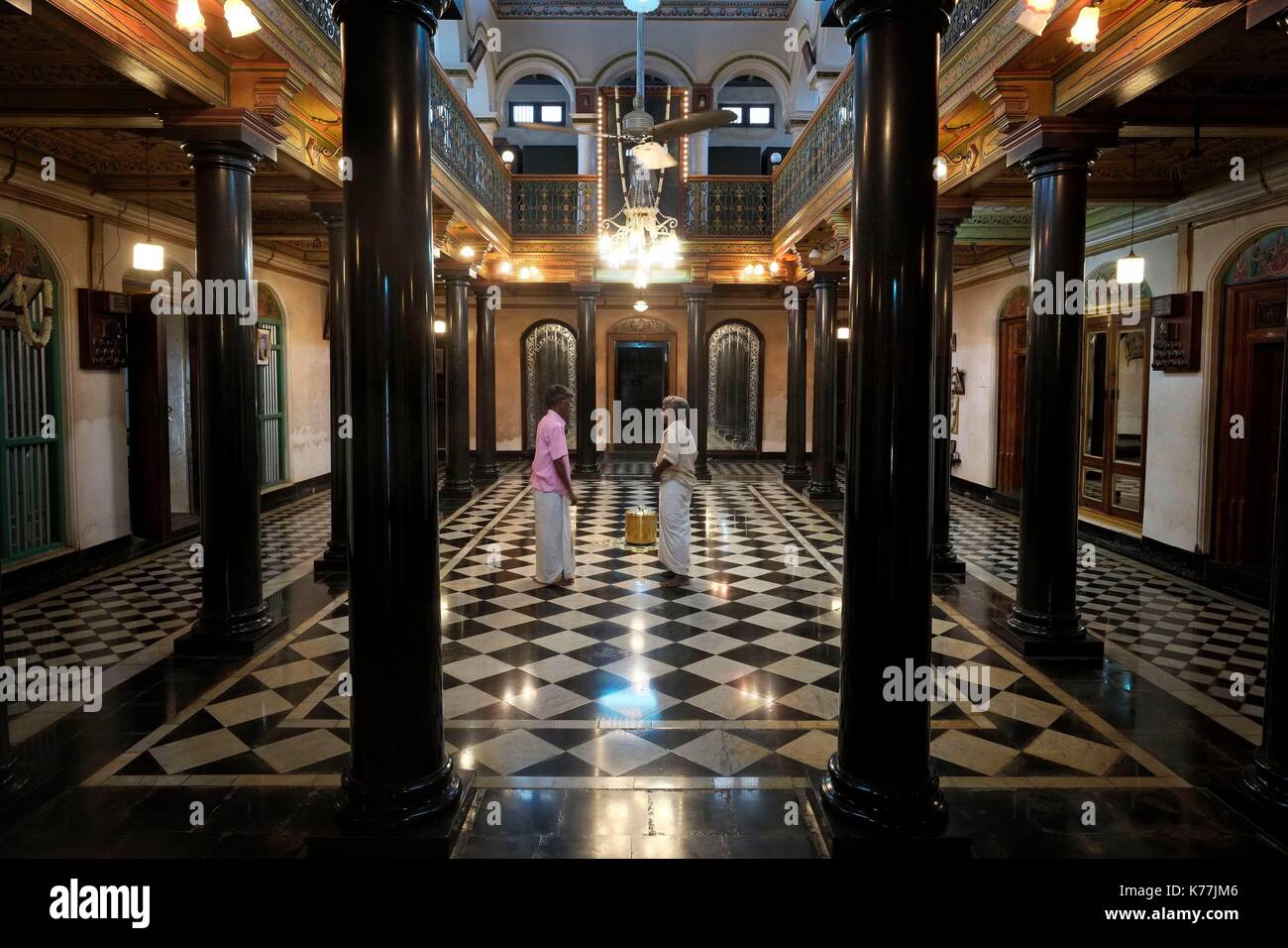 Chettinad House Karaikudi Tamil Nadu High Resolution Stock Photography ...