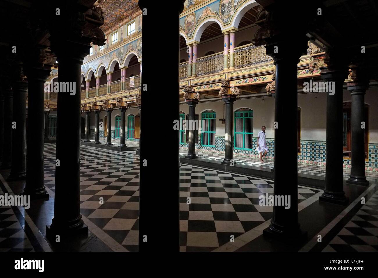 Chettinad palatial hi-res stock photography and images - Alamy