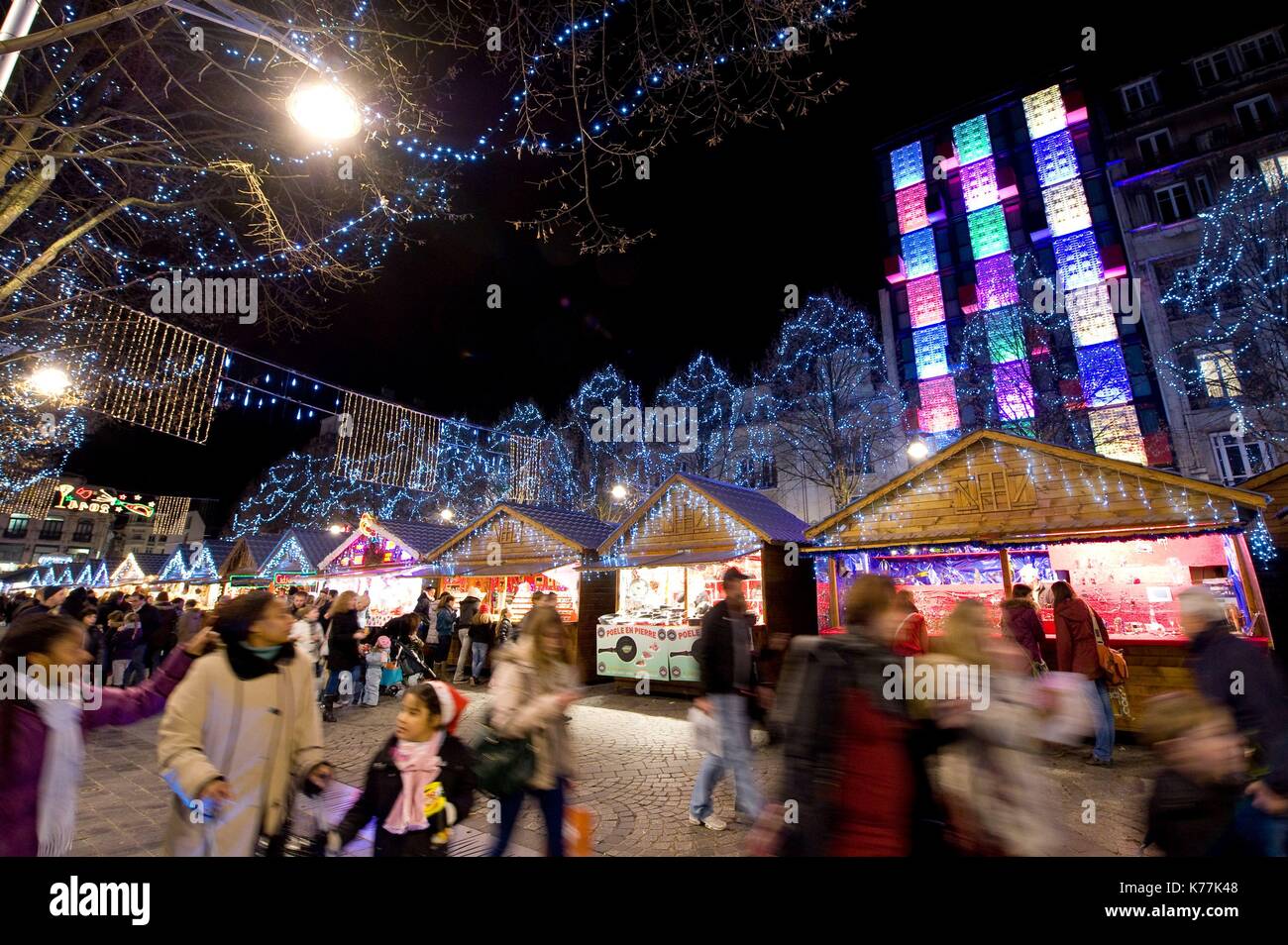 France marne reims christmas market hi-res stock photography and images ...