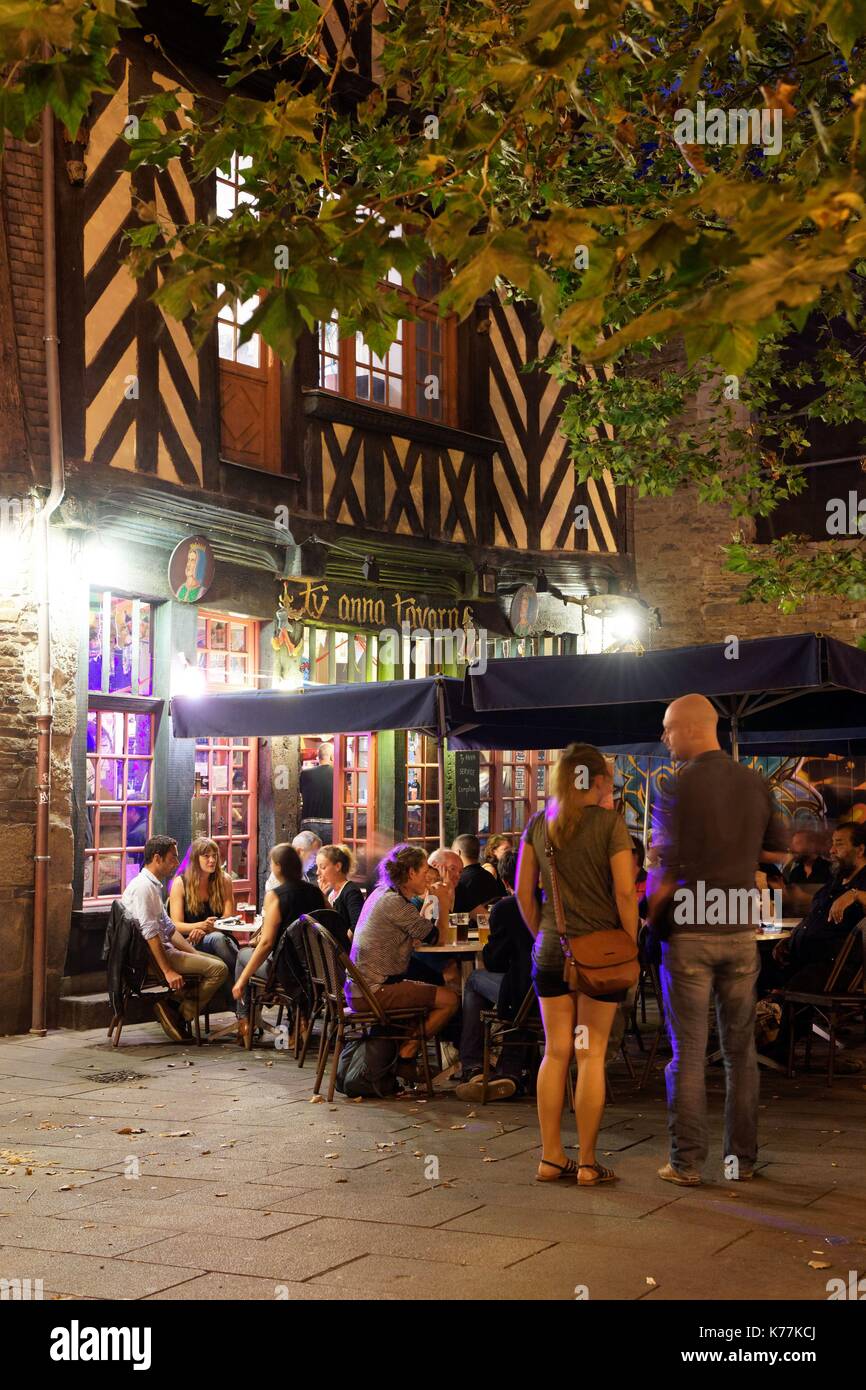 France, Ile et Vilaine, Rennes, Sainte Anne square Stock Photo - Alamy