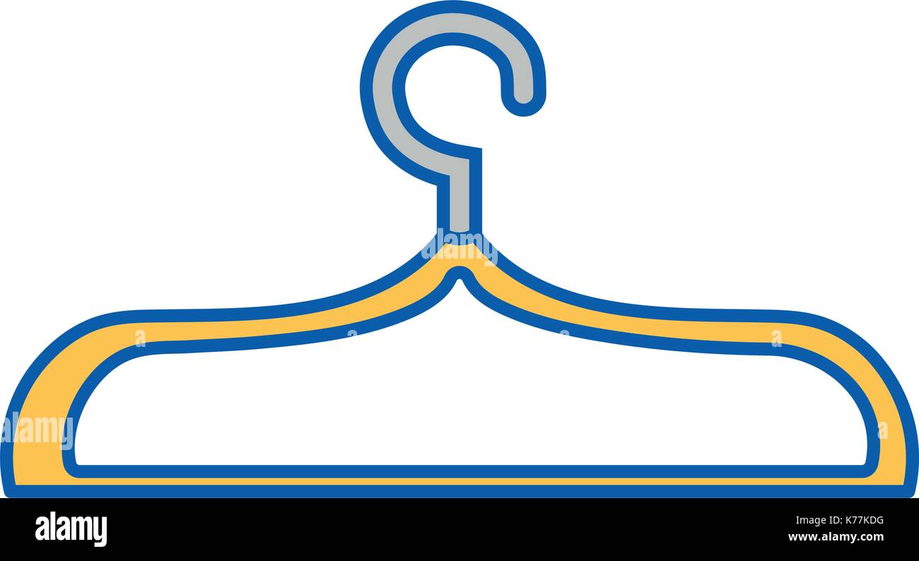 nice clothes hanger object design Stock Vector Image & Art - Alamy