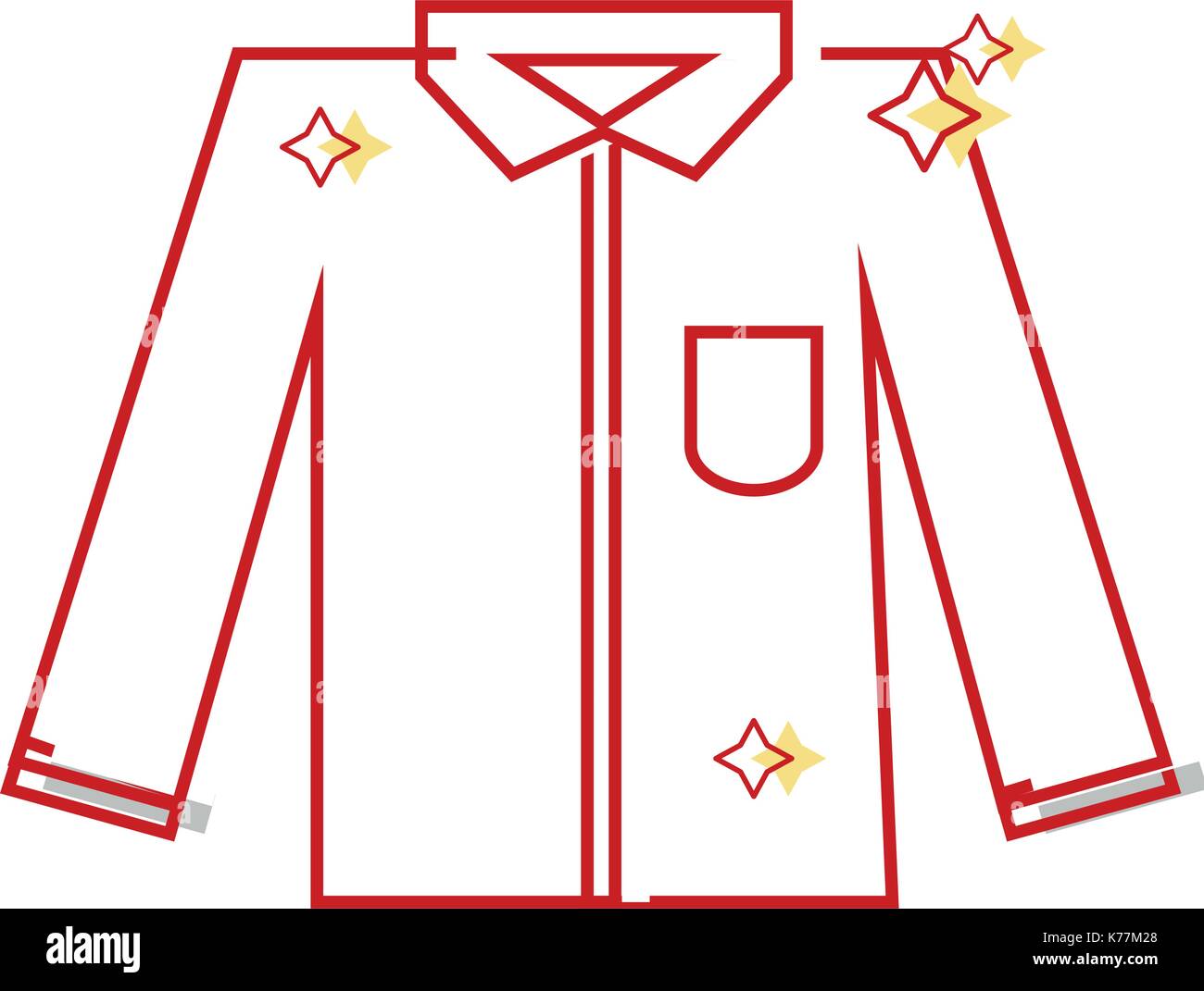 clean shirt style design icon Stock Vector Image & Art - Alamy