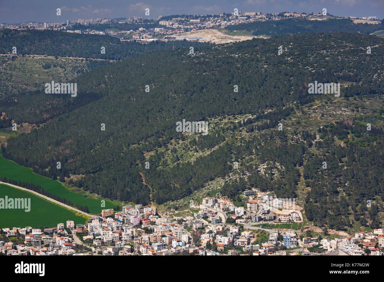 Israel, The Galilee, Mount Tabor, site of the biblical transfiguration ...