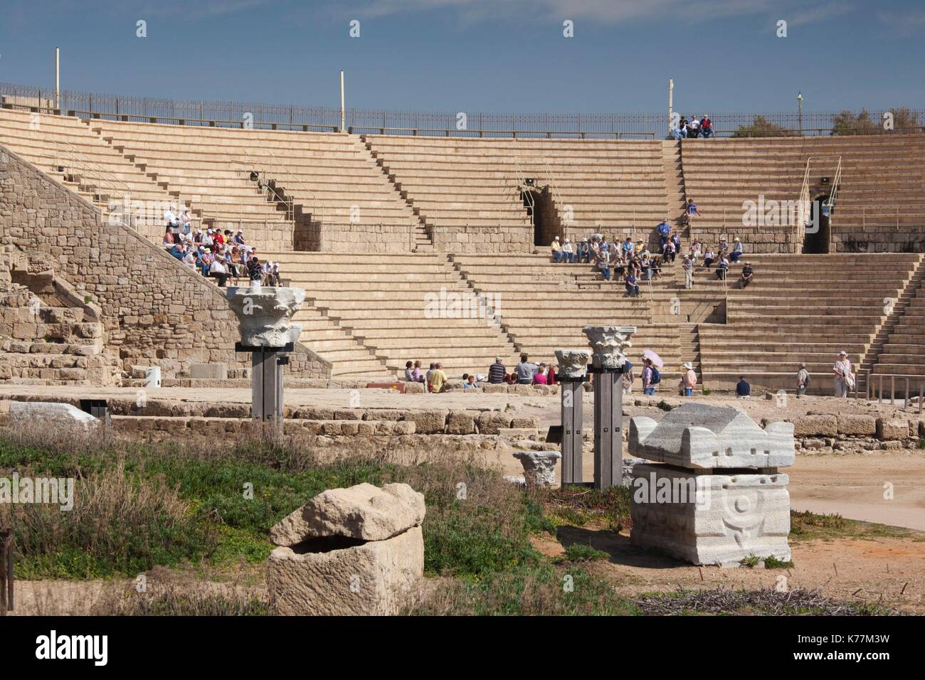Caesarea maritima roman harbour hi-res stock photography and images - Alamy