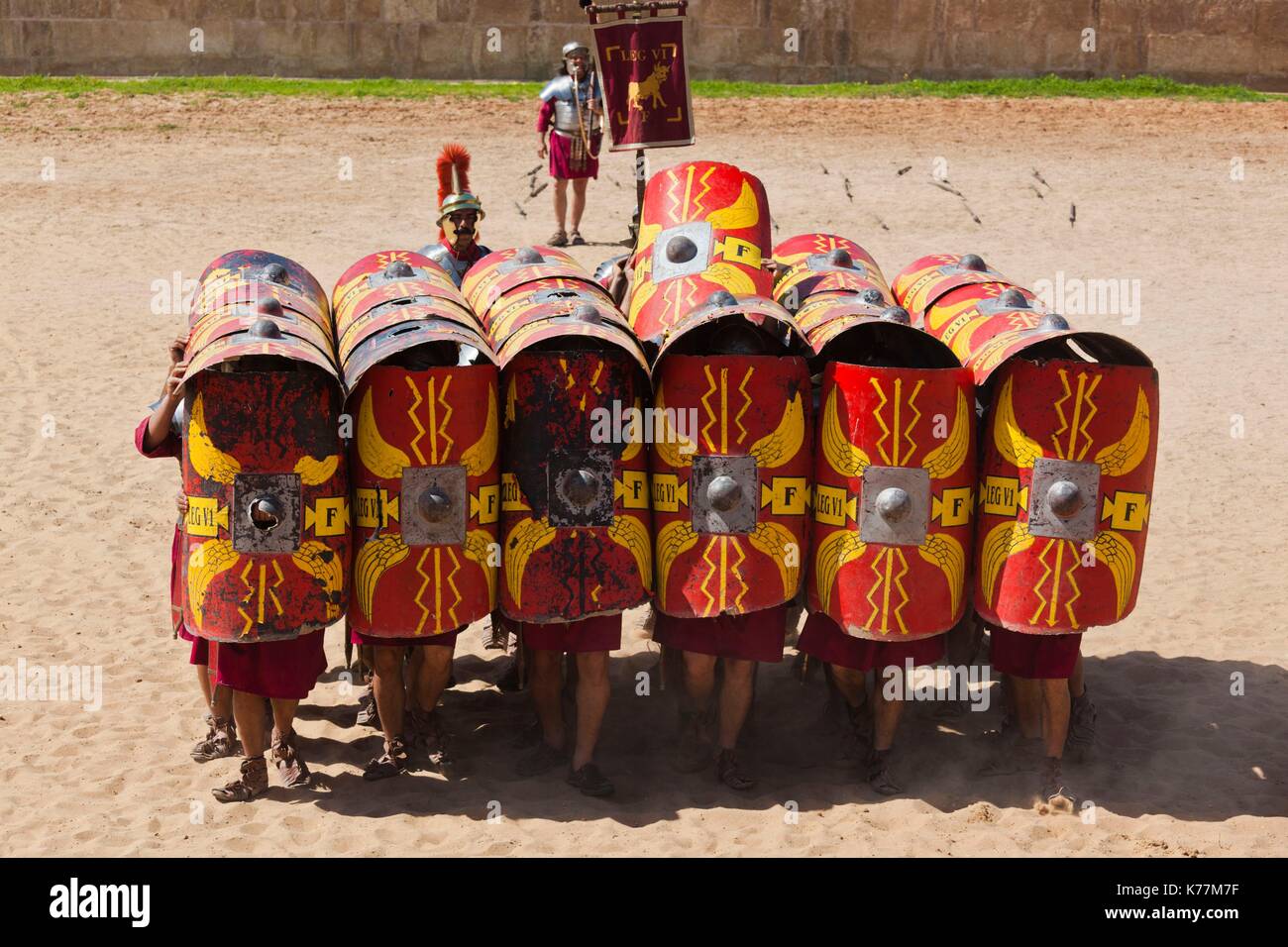 Jordan, Jerash, Roman Army and Chariot Experience, Roman-era military ...