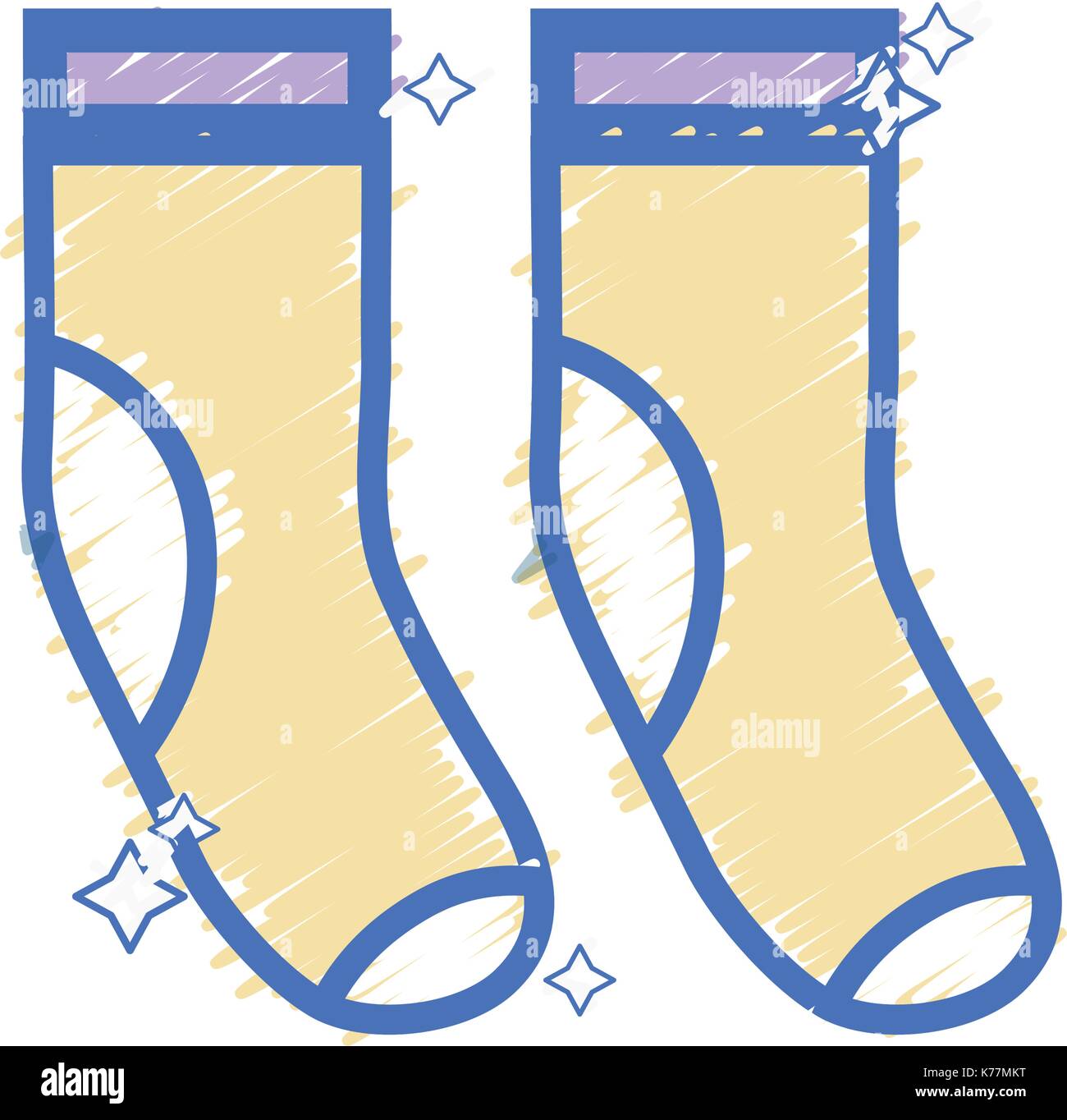 clean socks style design icon Stock Vector Image & Art - Alamy