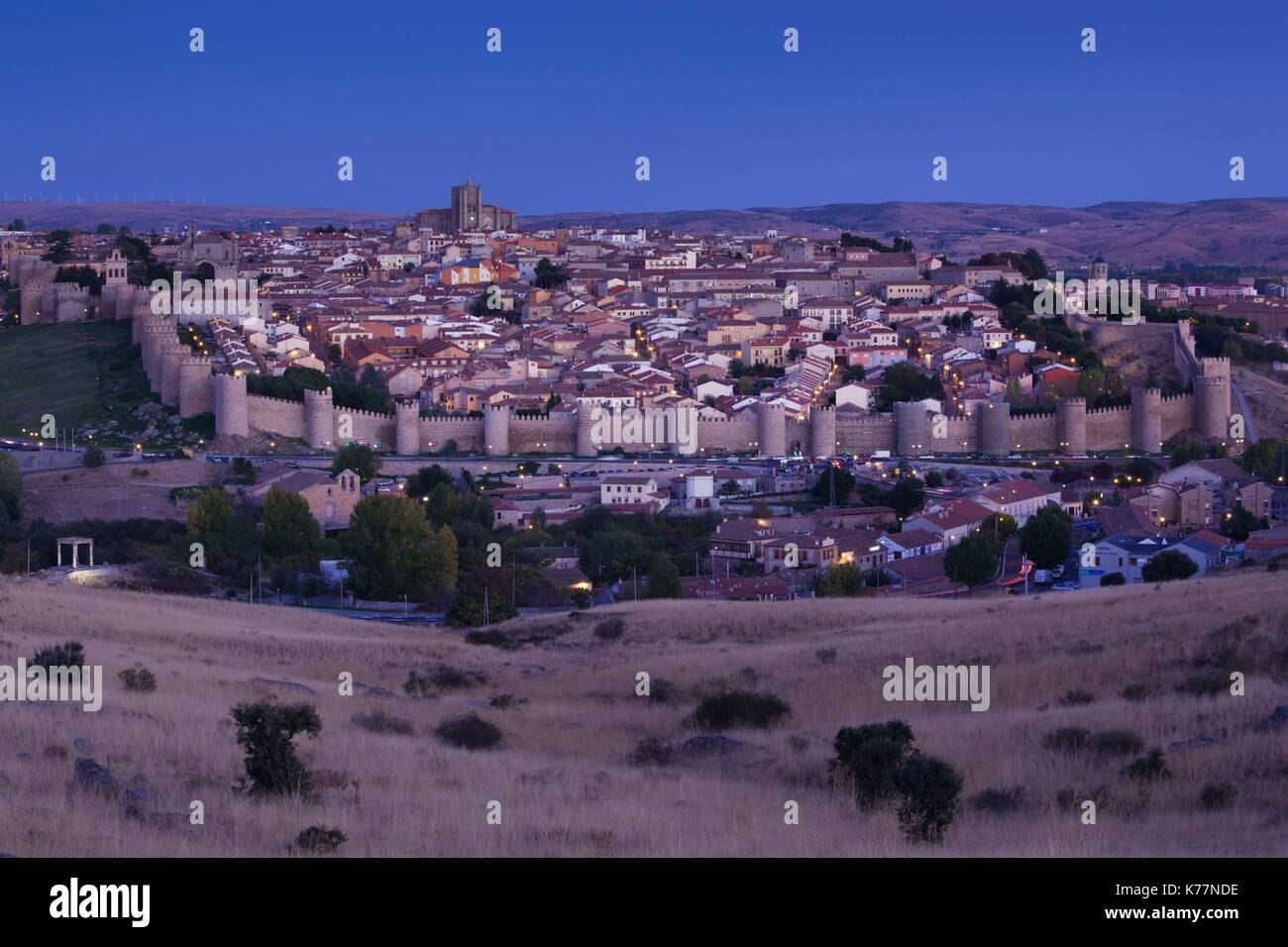 Spain, Castilla y Leon Region, Avila Province, Avila, Las Murallas ...