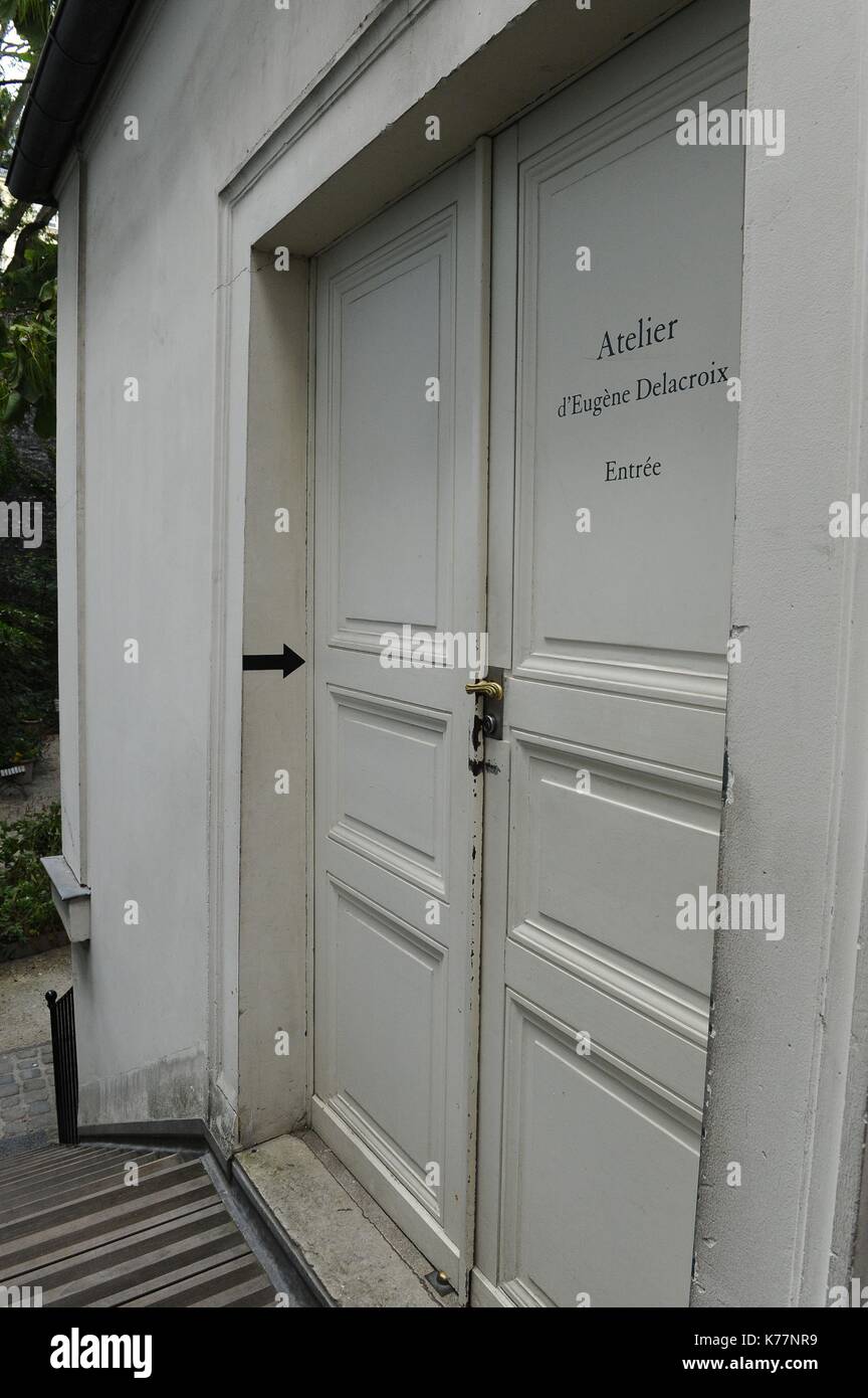 France, Paris, Eugene Delacroix National Museum is a museum that was ...
