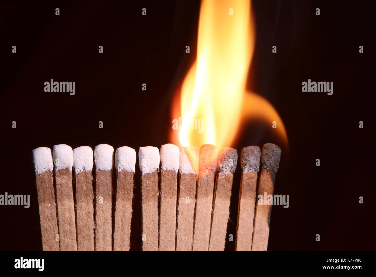 matchstick Stock Photo - Alamy