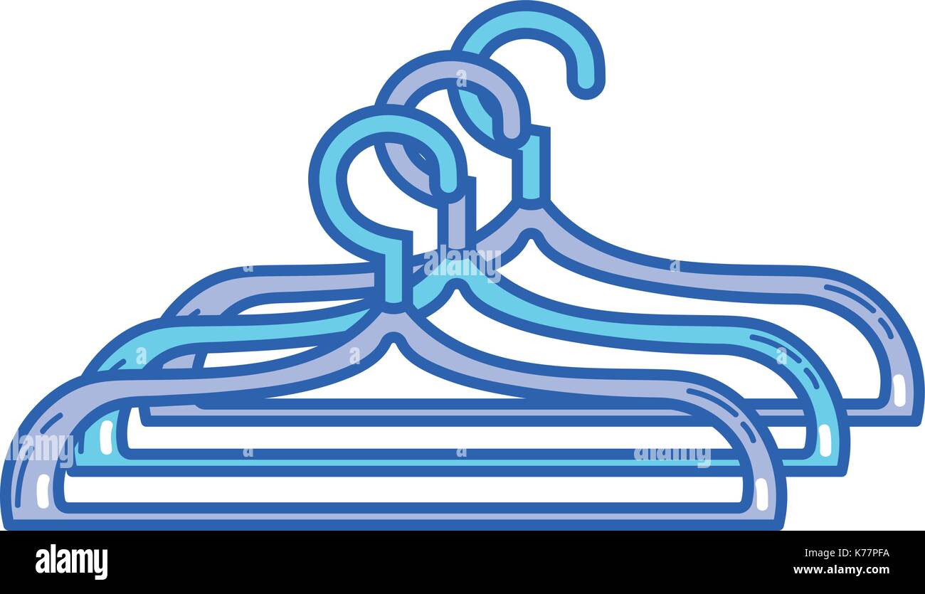 nice clothes hanger object design Stock Vector Image & Art - Alamy