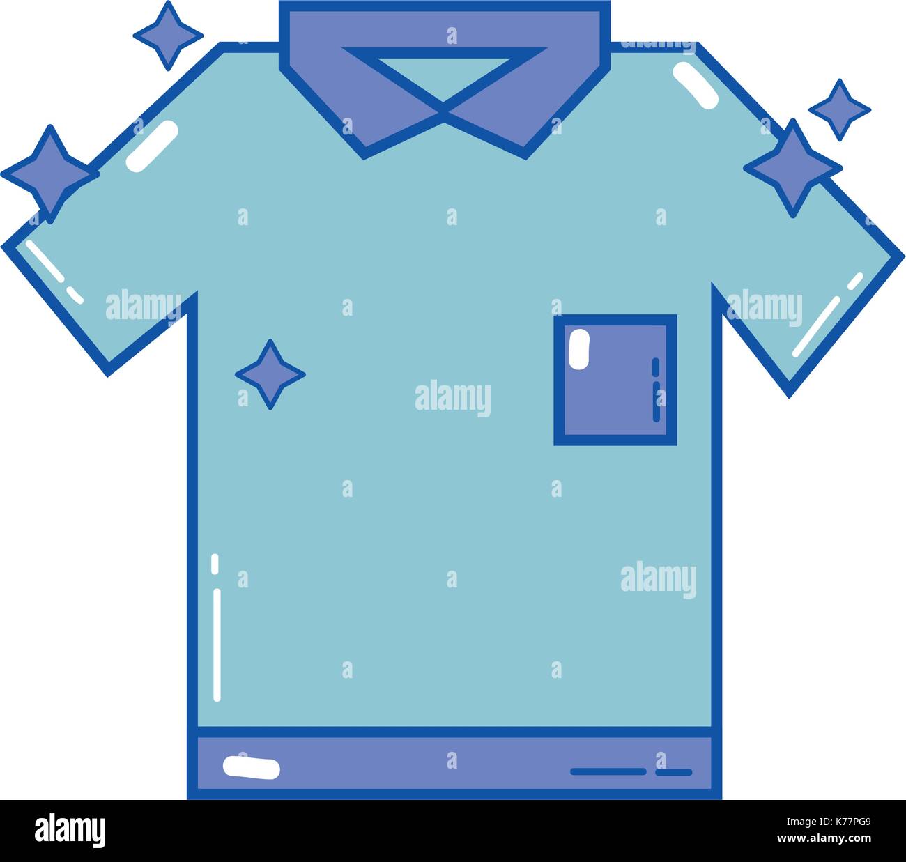 clean shirt style design icon Stock Vector Image & Art - Alamy