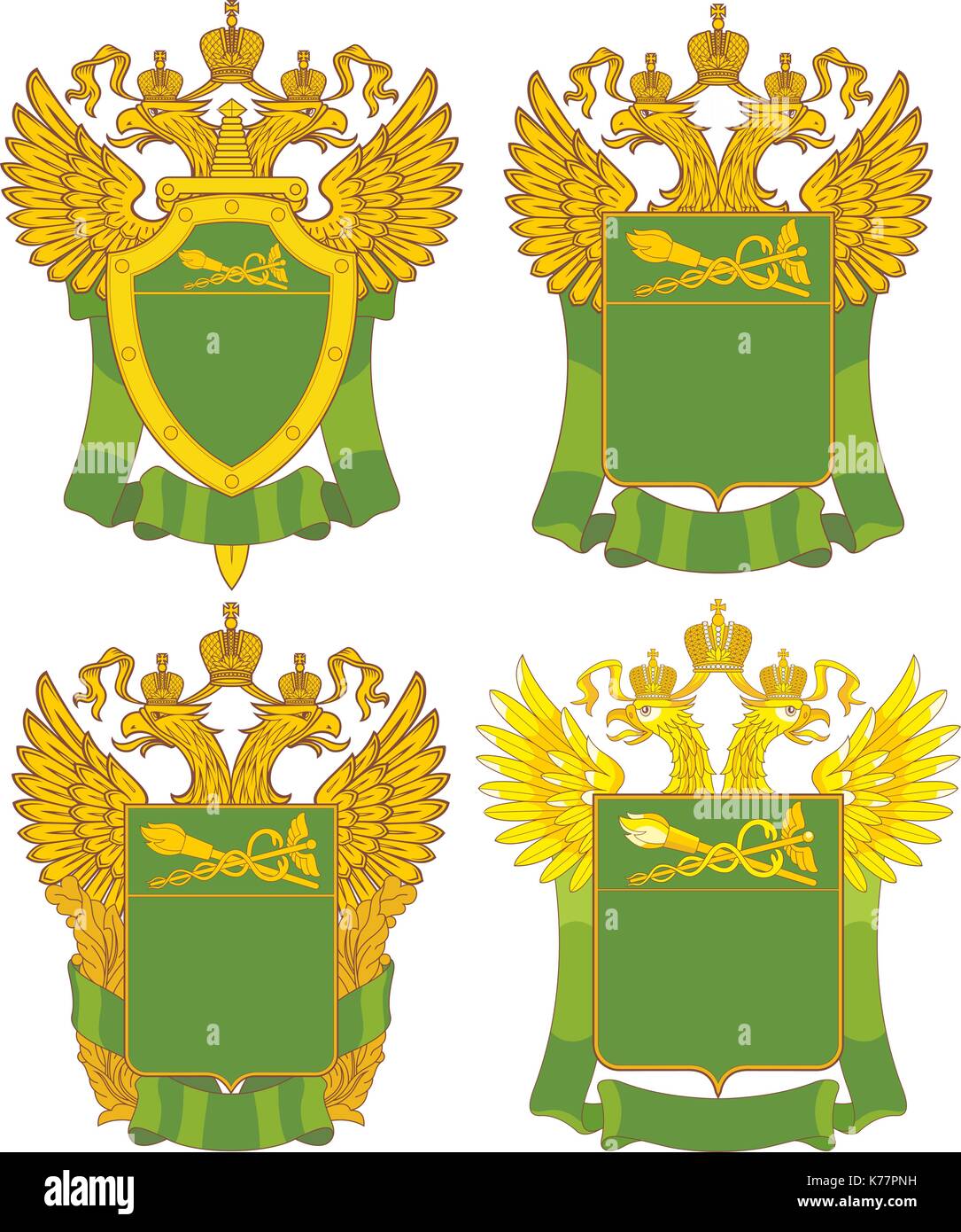Heraldry coat arms russia state hi-res stock photography and images - Alamy