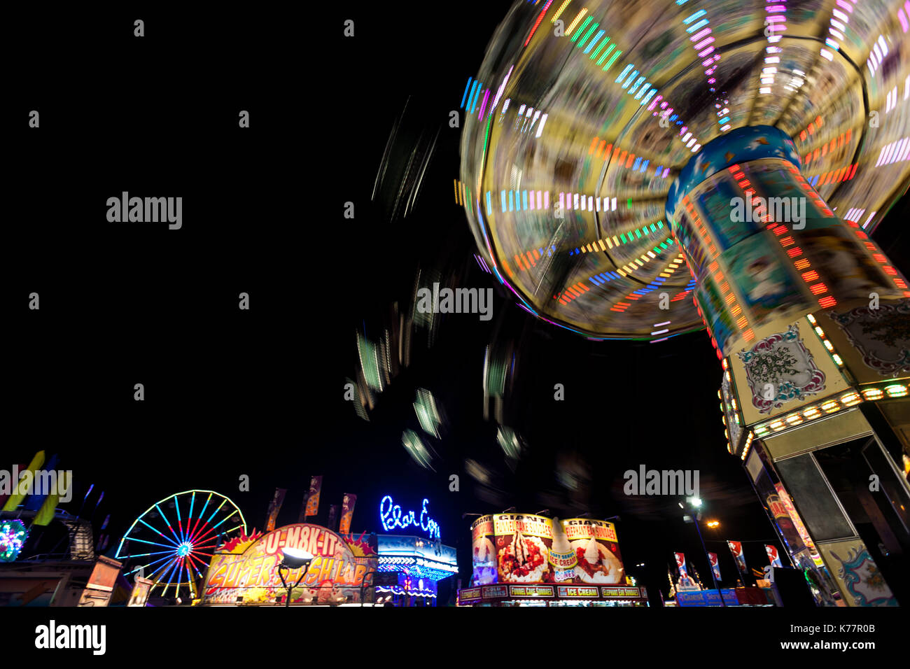 spectacular Landscape and portrait images of the midway, rides and ...