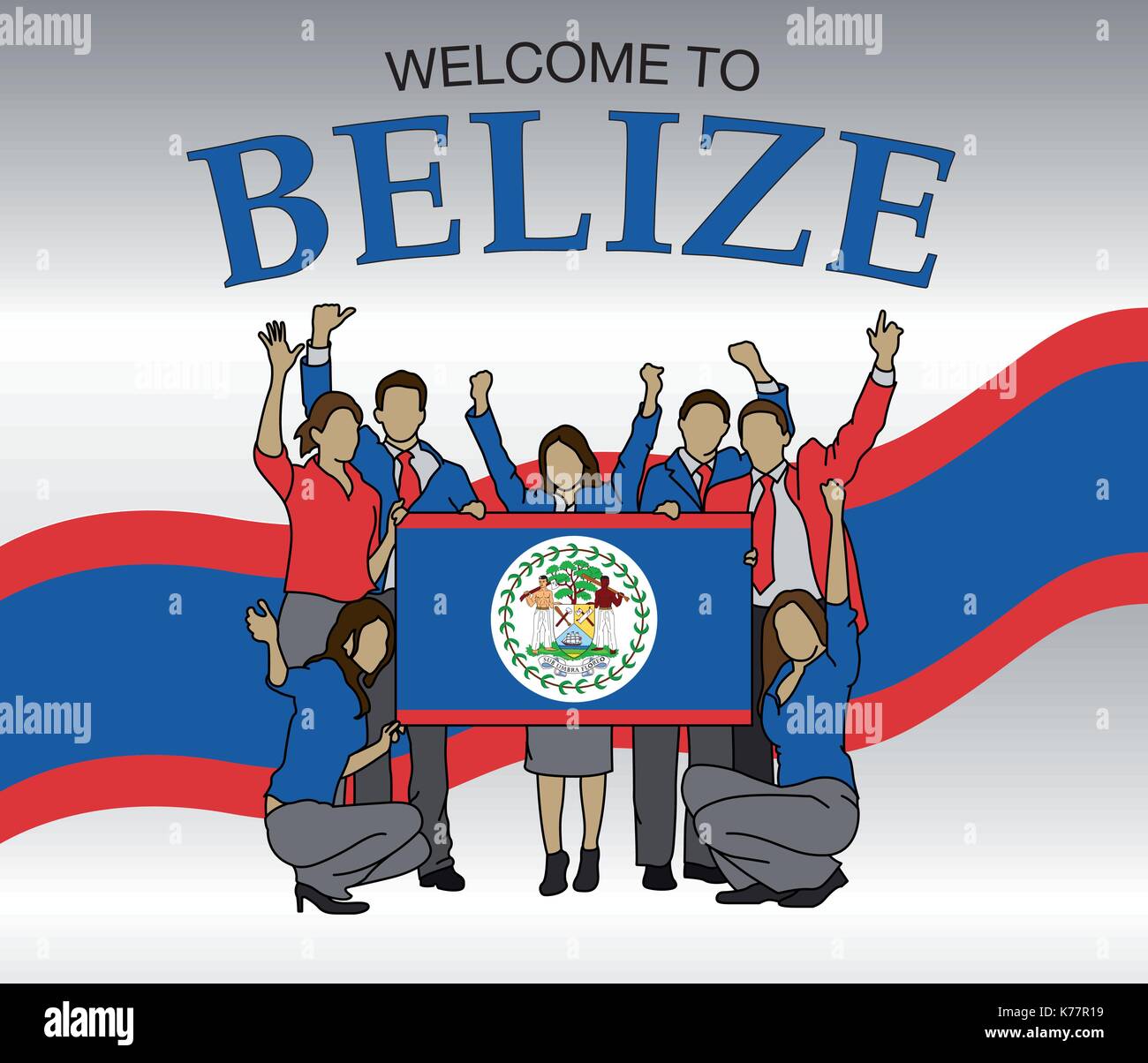 Welcome word in black background Stock Vector Images - Alamy