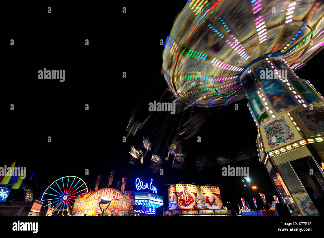 spectacular Landscape and portrait images of the midway, rides and ...