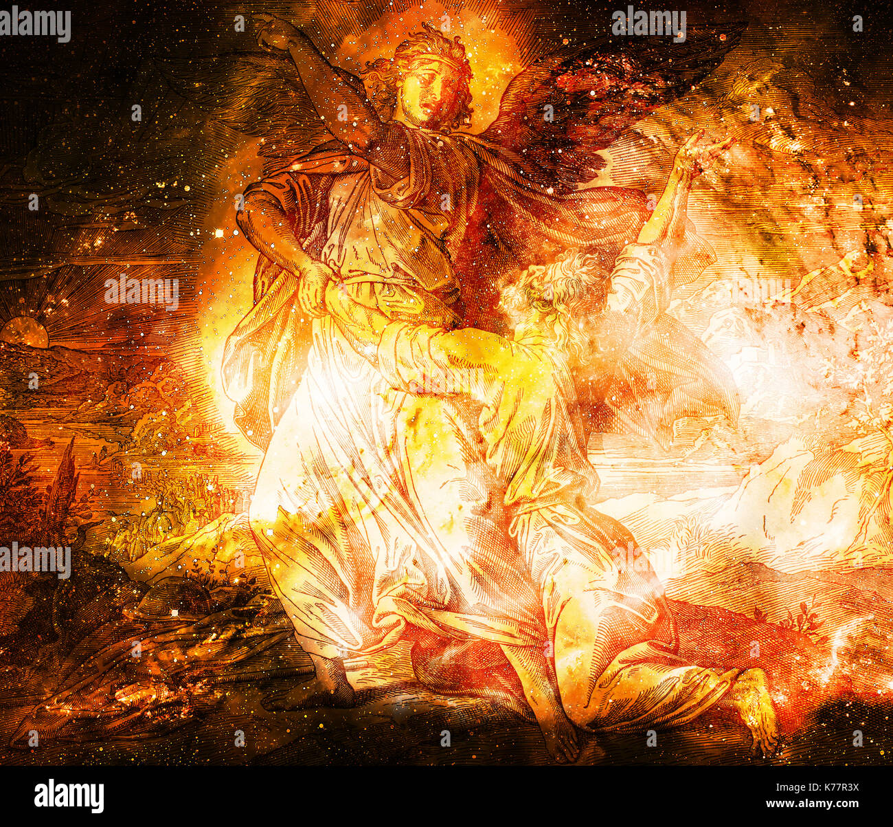 Jacob and god hi-res stock photography and images - Alamy