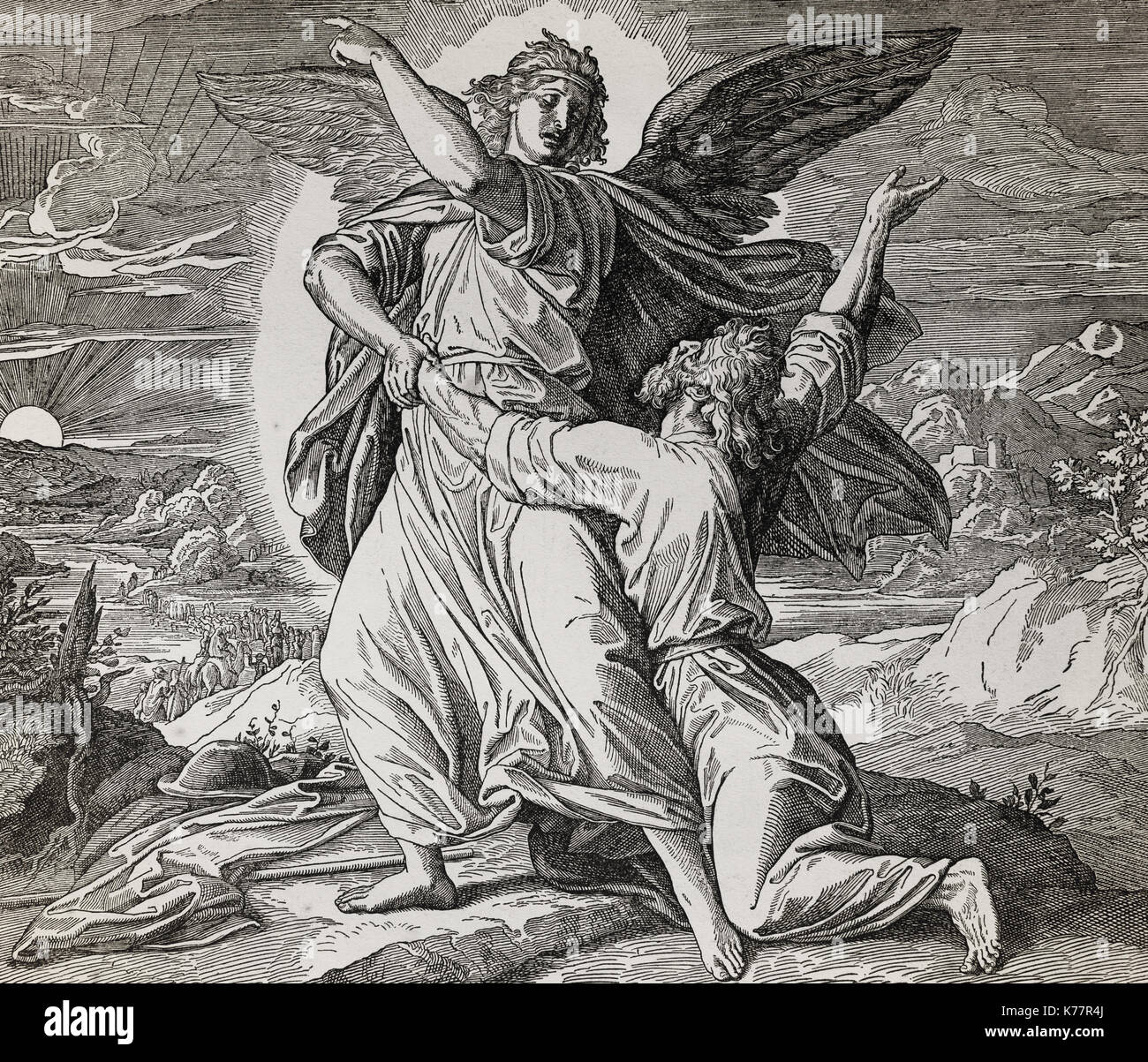 Jacob And The Angel Stock Photos & Jacob And The Angel Stock Images - Alamy