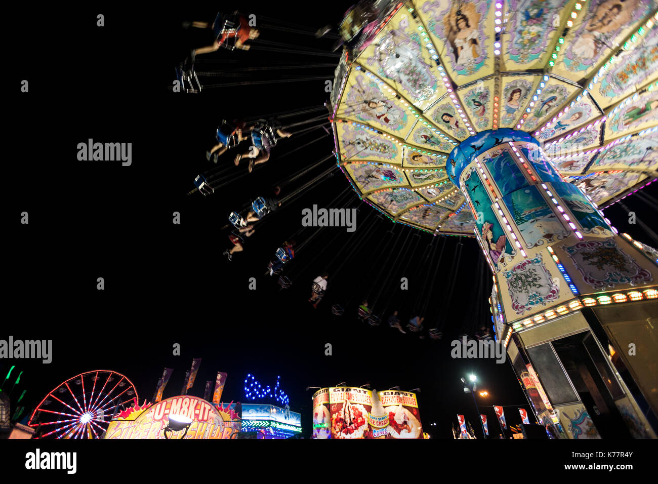 spectacular Landscape and portrait images of the midway, rides and ...