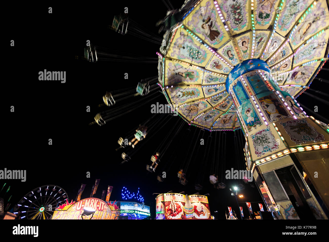 spectacular Landscape and portrait images of the midway, rides and ...