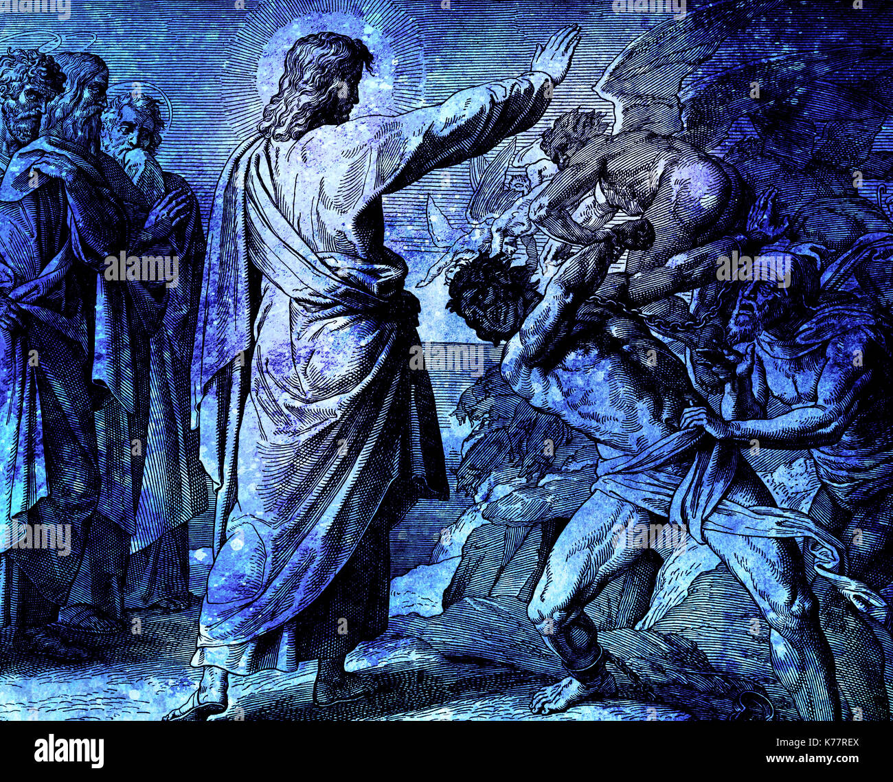 Jesus heal painting hi-res stock photography and images - Alamy