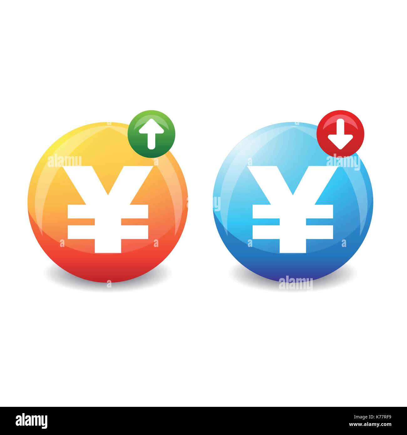Yuan exchange rate sign vector Stock Vector Image & Art - Alamy