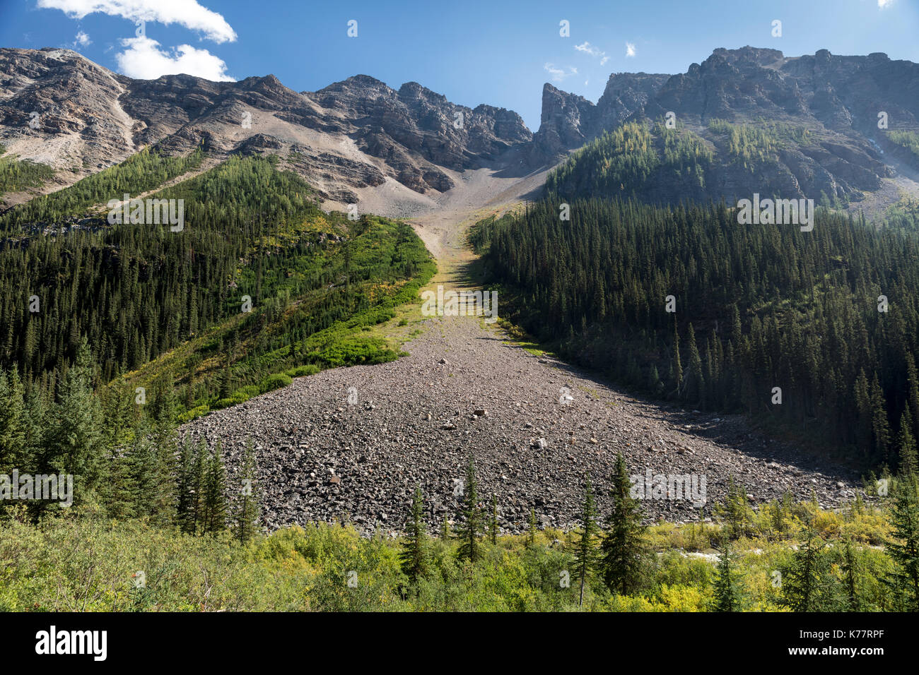 Plain of the six glaciers trail hi-res stock photography and images - Alamy