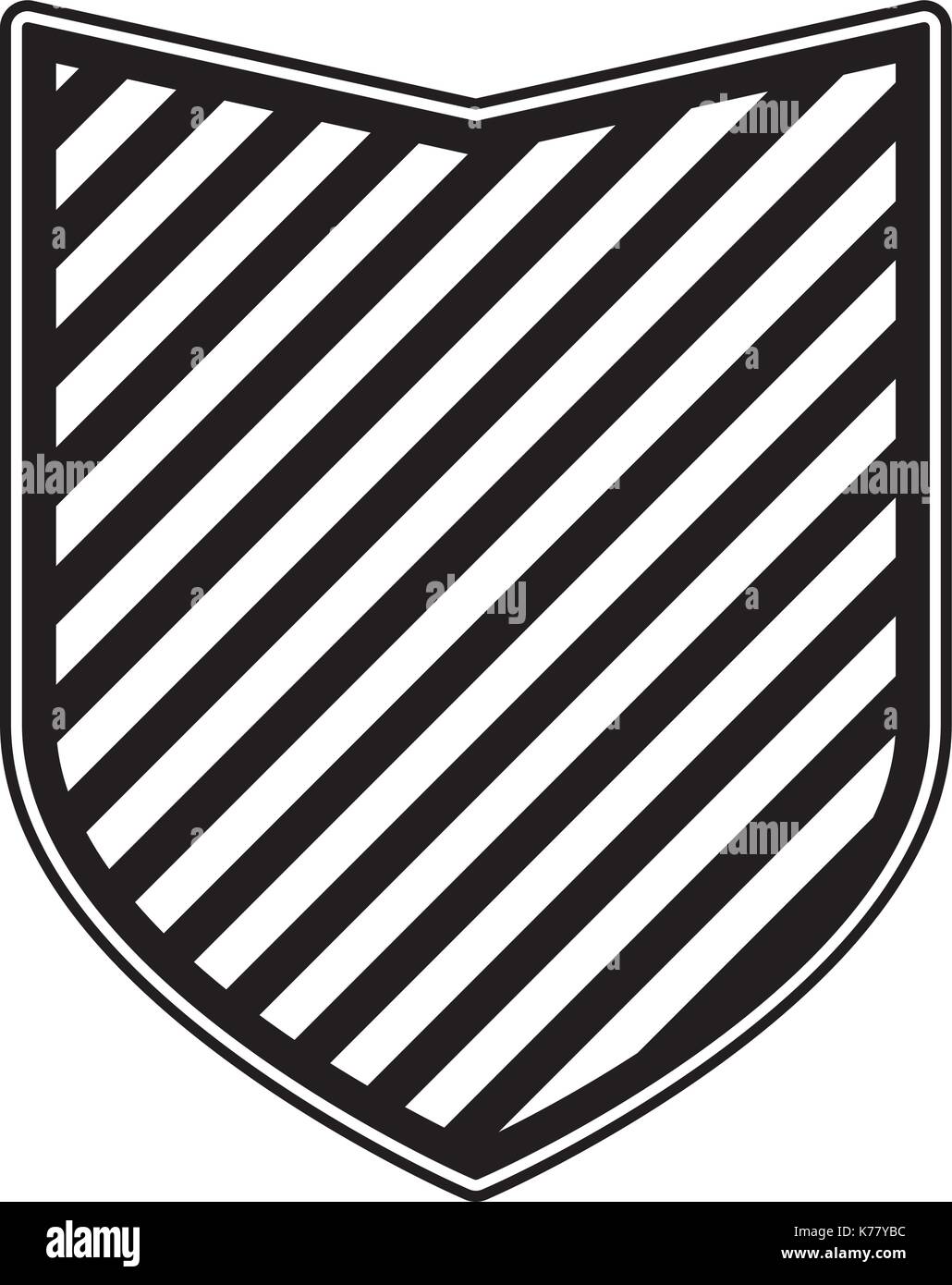 shield in monochrome and striped Stock Vector Image & Art - Alamy