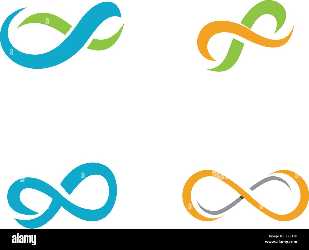 Infinity Design Infinity logo Vector Logo template Stock Vector Image ...
