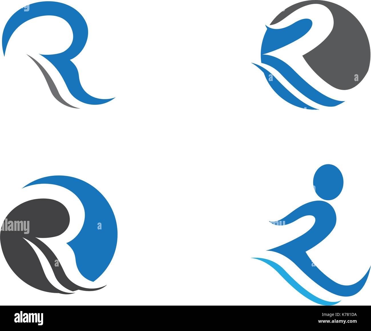 R Letter Logo Template Vector Illustration Stock Vector Image & Art - Alamy