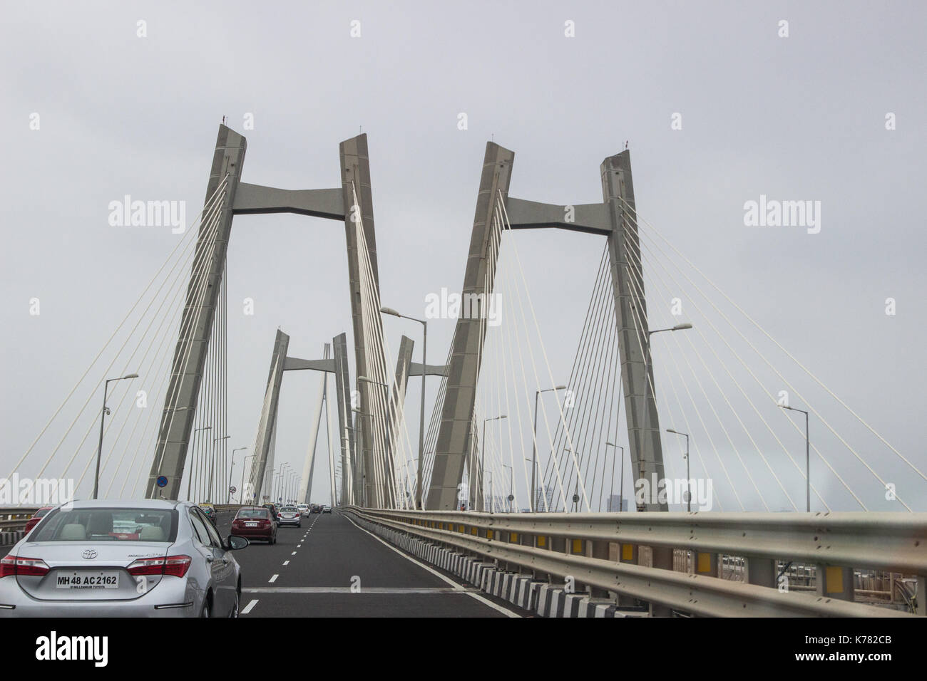 Bandra Worli Sea Link Suspension Bridge Stock Photo - Alamy