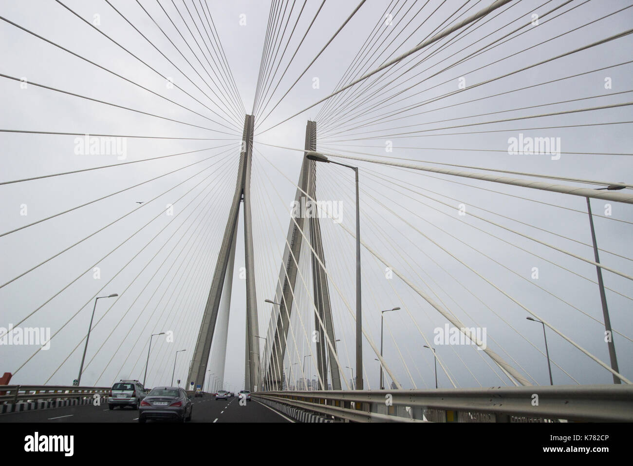 Bandra Worli Sea Link Suspension Bridge Stock Photo - Alamy