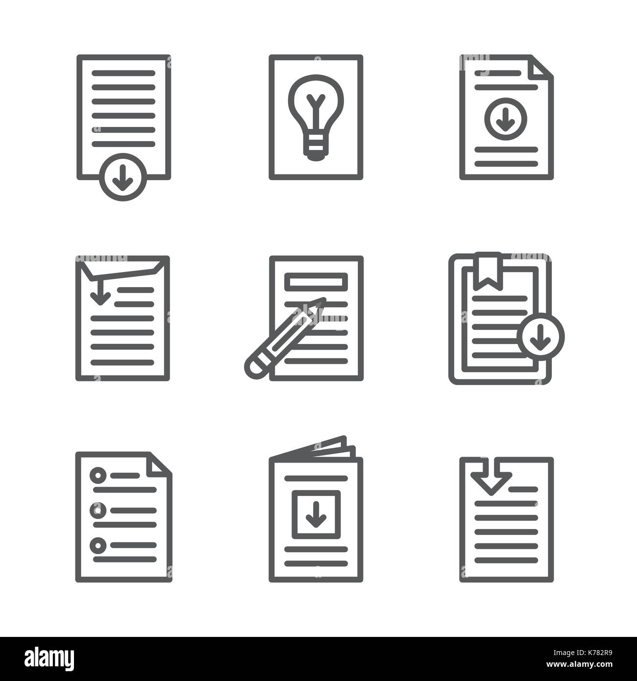 Ebook reader icon download Cut Out Stock Images & Pictures - Alamy